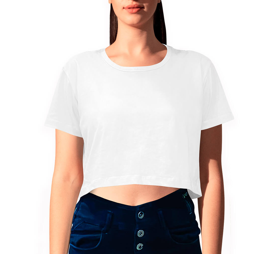 Customized Women’s Organic Crop Top | Crop Top & Female Crop Top ...